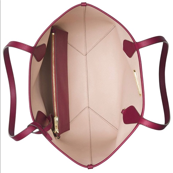 Michael Kors | Bags | Michael Kors Saige In Mulberry Md Reversible ...